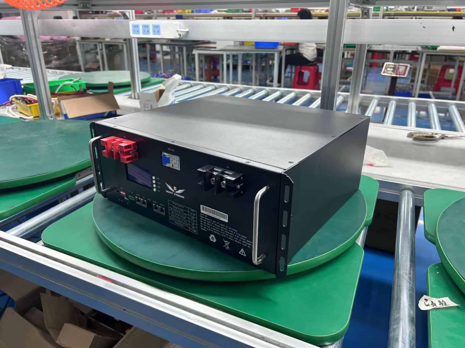 48V Energy Storage LiFePO4 Battery Production Display - JustLithiumBatery